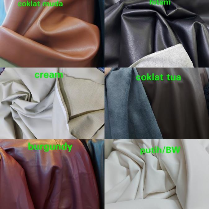 Jual kain kulit sintetis/bahan jaket dan sepatu | Shopee Indonesia