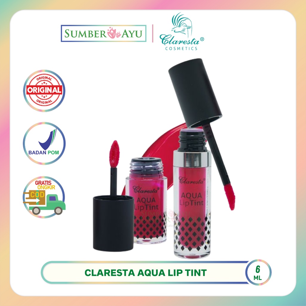 Jual Claresta Aqua Lip Tint | Shopee Indonesia