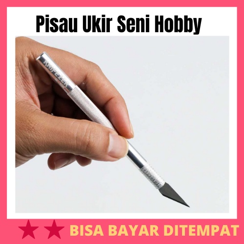 Jual Pisau Ukir Seni Hobby Crafting Art Knife Metal Handle / Alat Pisau ...