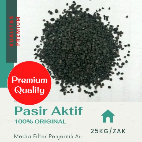 Jual pasir aktif penjernih air / activated sand media filter air kotor ...