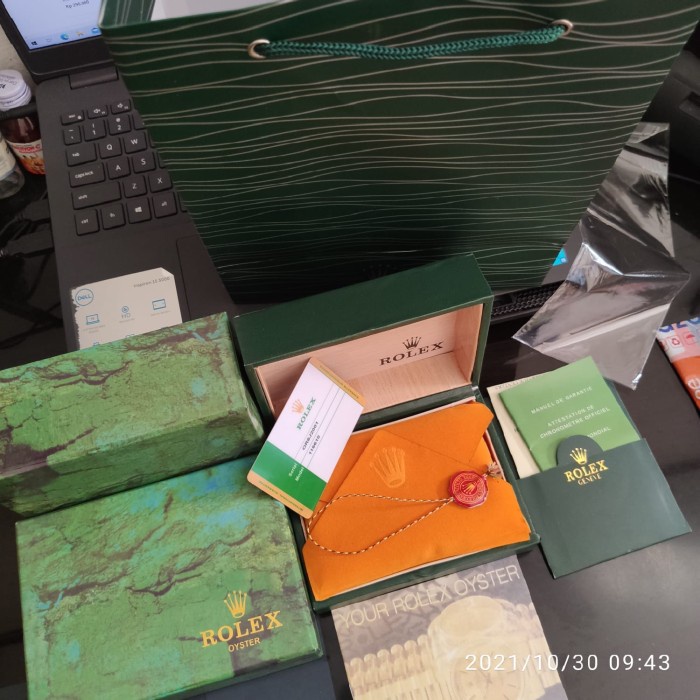 Jual Box Jam Rolex Include / Kotak Jam Rolex Original Dan Paper Bag ...
