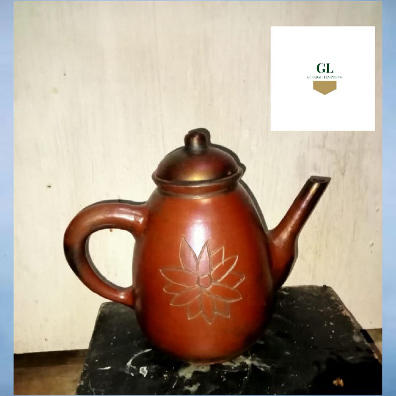 Jual poci gerabah besar / porong gerabah / teko gerabah tanah liat ...