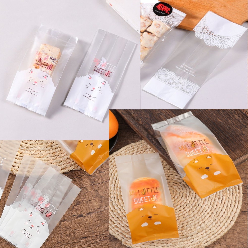 Jual 50 pcs Kantong Plastik 7 x 15 cm Unik Lucu Bungkus Biskuit Kue ...