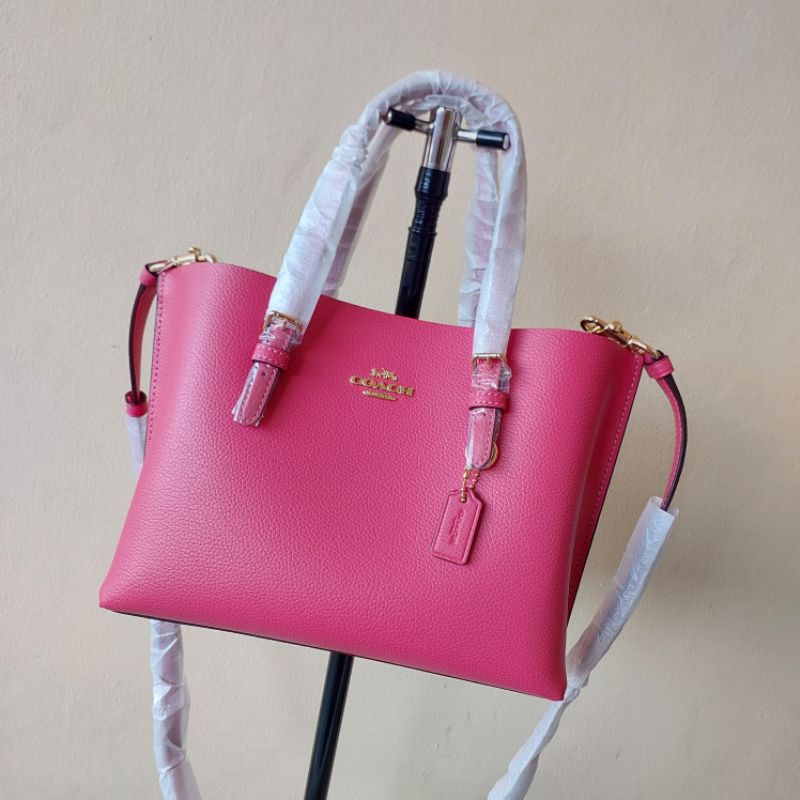 Jual Coach Mollie Tote 25 in Strawberry Haze (NWT) | Shopee Indonesia