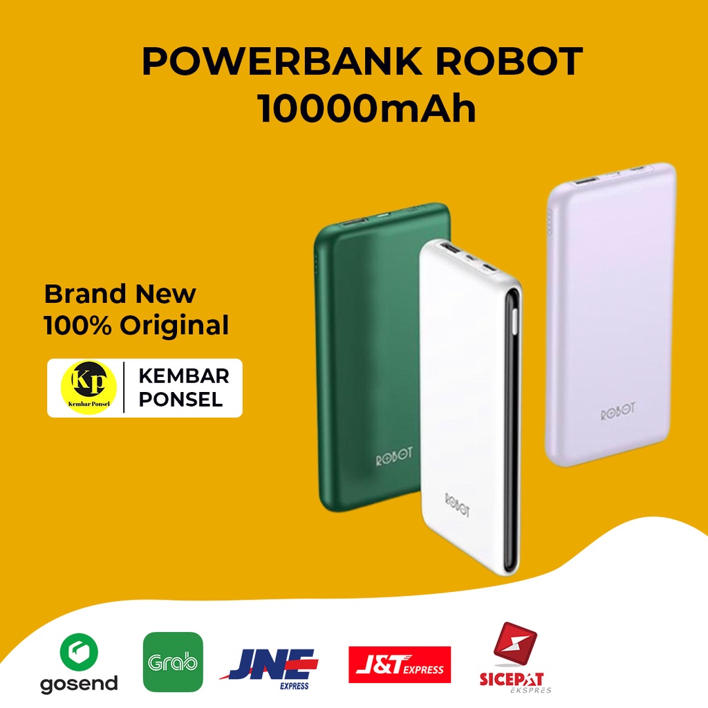 Jual POWERBANK ROBOT 10000mAh | Shopee Indonesia