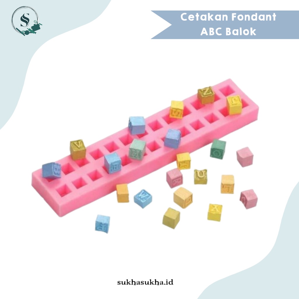 Jual Cetakan Fondant Clay ABC Balok | Shopee Indonesia