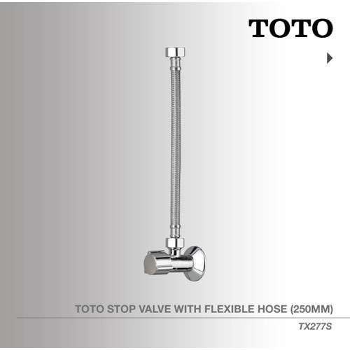 Jual TOTO TX277S STOP VALVE WITH HEAVY DUTY FLEXIBLE HOSE | Shopee Indonesia
