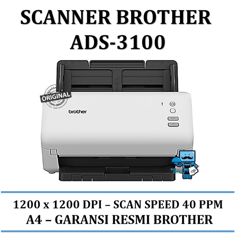 Jual Scanner Brother ADS-3100 Desktop Document Scanner | Shopee Indonesia