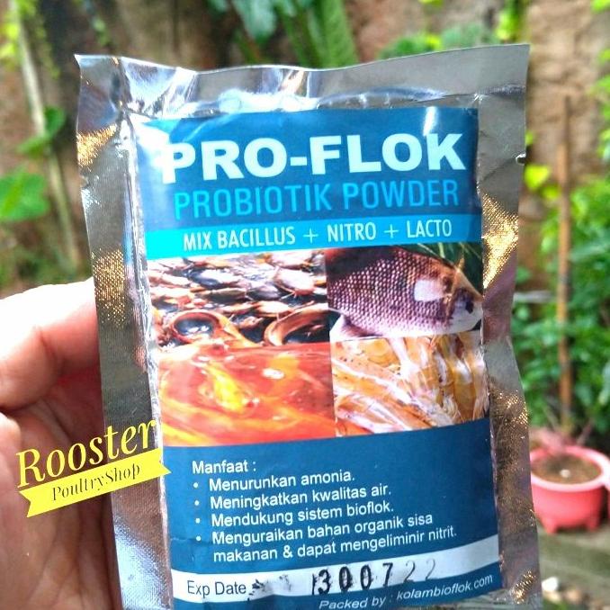 Jual PROFLOK 100 Gram Probiotik ikan Bakteri Starter Kolam Terpal ...