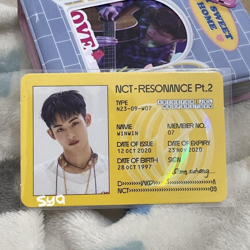Jual ID CARD WINWIN RESONANCE PT PART 2 DEPARTURE VER. VERSION NCT 2020 ...
