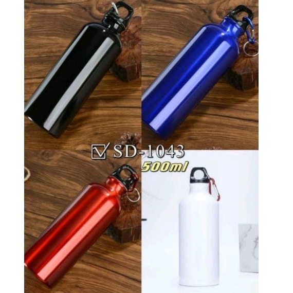 Jual Botol sport aluminium 500ml,tumbler sport 500ml pakai box,botol ...