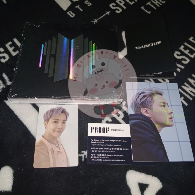 Jual Album BTS Proof Compact Fullset Unsealed Photocard Jhope Set PC ...