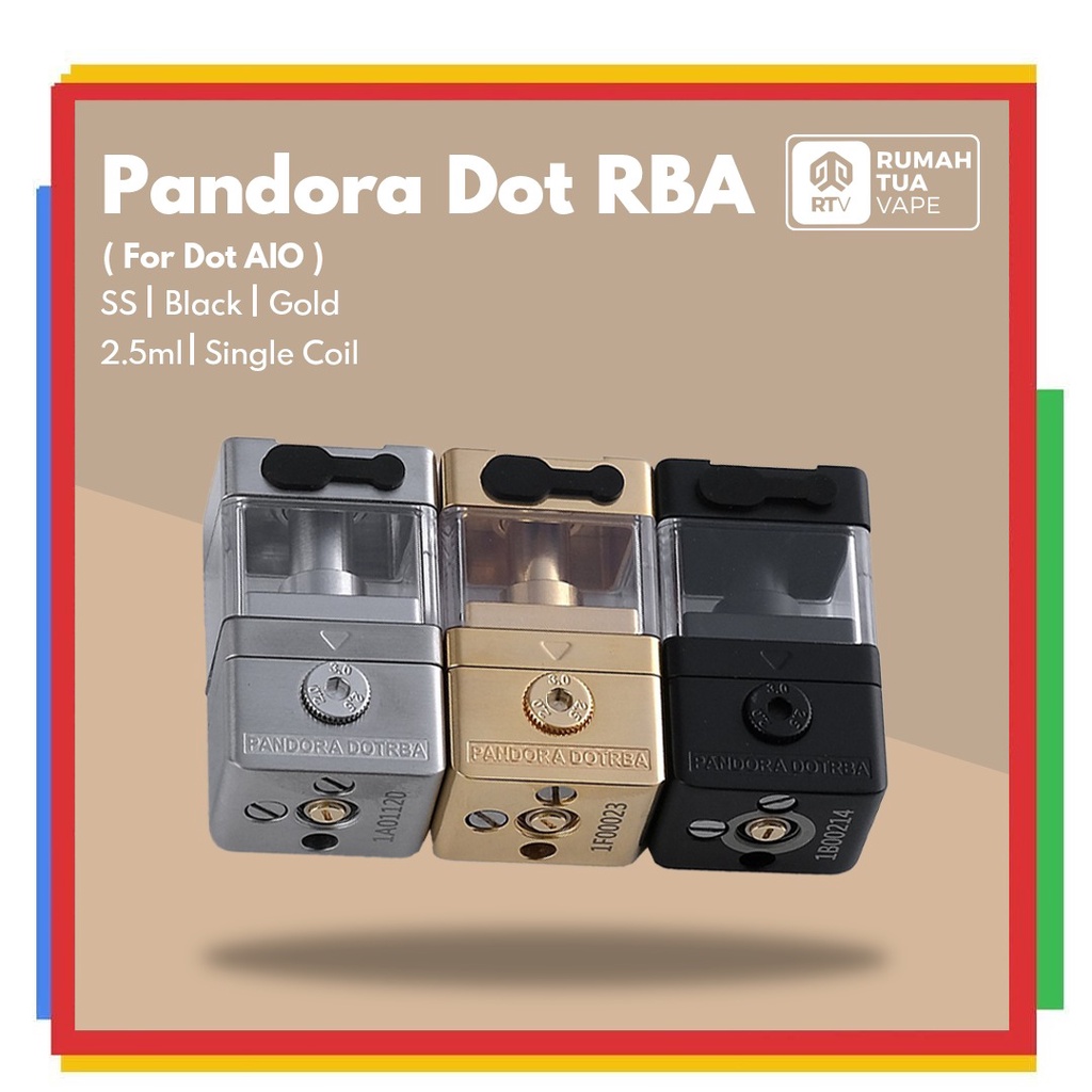 Jual PANDORA DOT RBA BY YACHTVAPE AUTHENTIC | Shopee Indonesia