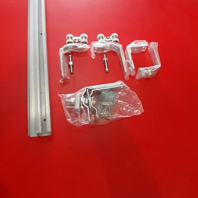 Jual Rel Pintu Lipat 3 M Lengkap Assesoris Untuk 5 Daun Pintu Buka 2 ...