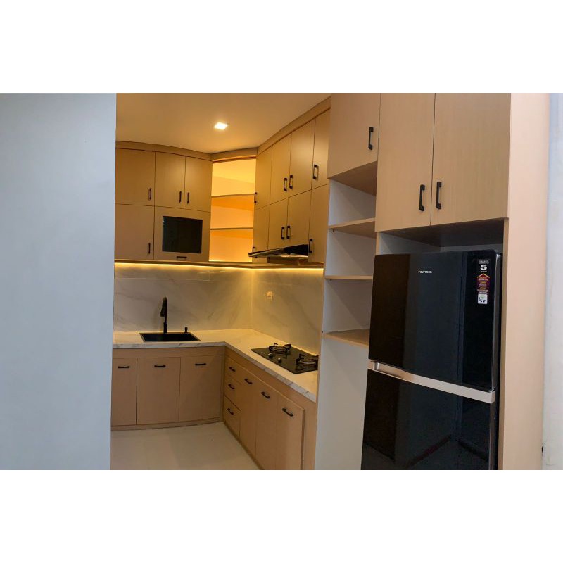Jual Kitchet Set Atas / Kitchen set minimalis / Kitchen set hpl ...
