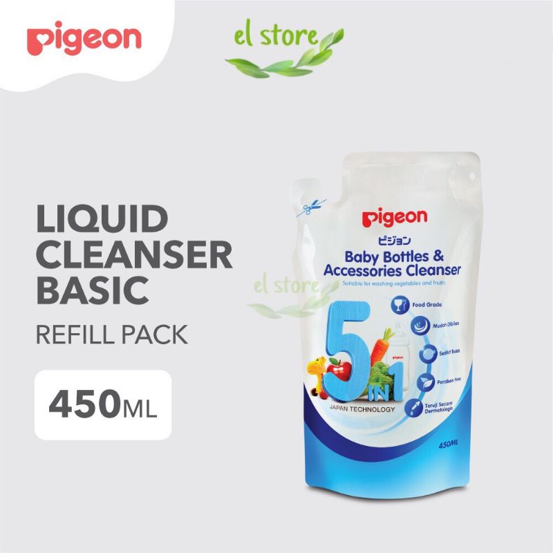 Jual Pigeon Liquid Cleanser Basic Refil 450ml / Pigeon Sabun Cuci Botol ...