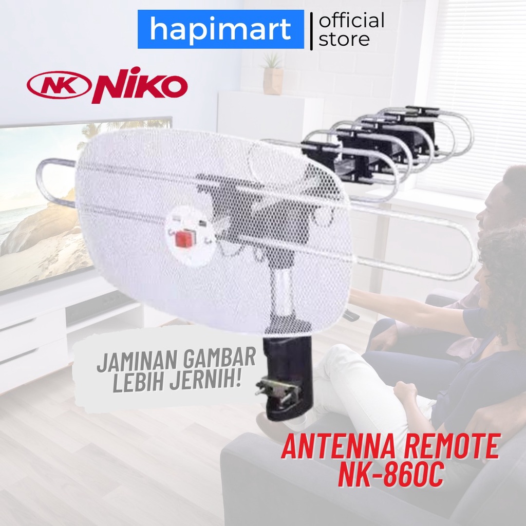 Jual Antena Niko NK-860C TV Digital Outdoor UHF VHF Remote Head Amplifier | Shopee Indonesia