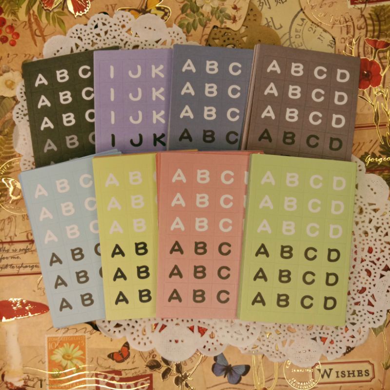 Jual khalishop - sticker alphabet, alphabet sticker, sticker huruf ...
