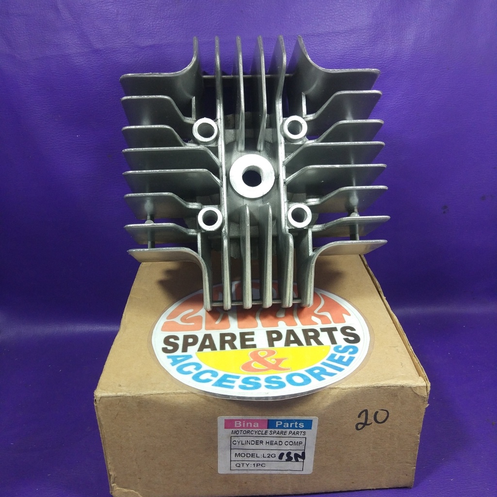 Jual Blok Busi L2G L2SN YB 100 Blok Cylinder head Yamaha L2 L2 Super ...
