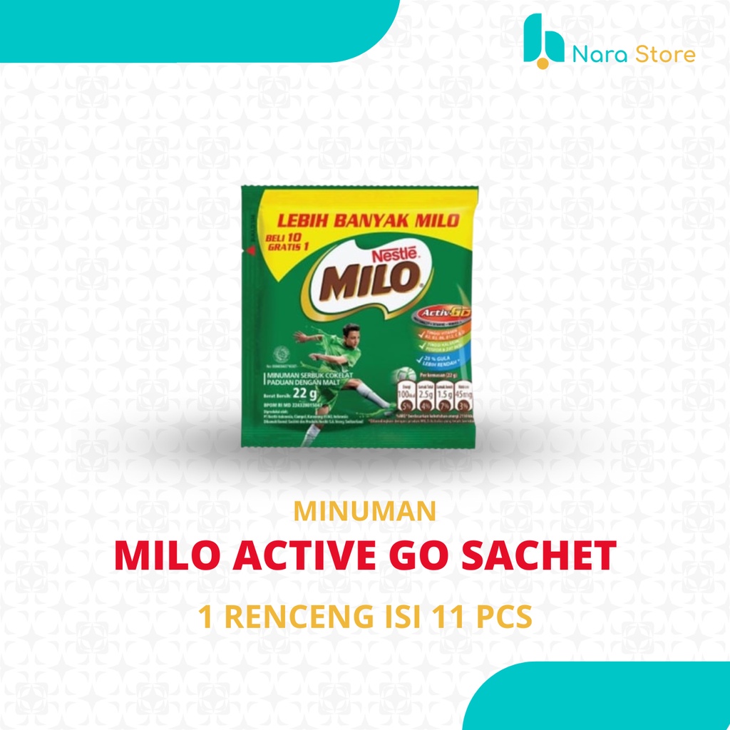 Jual MILO ACTIVE GO SACHET PER RENCENG | Shopee Indonesia
