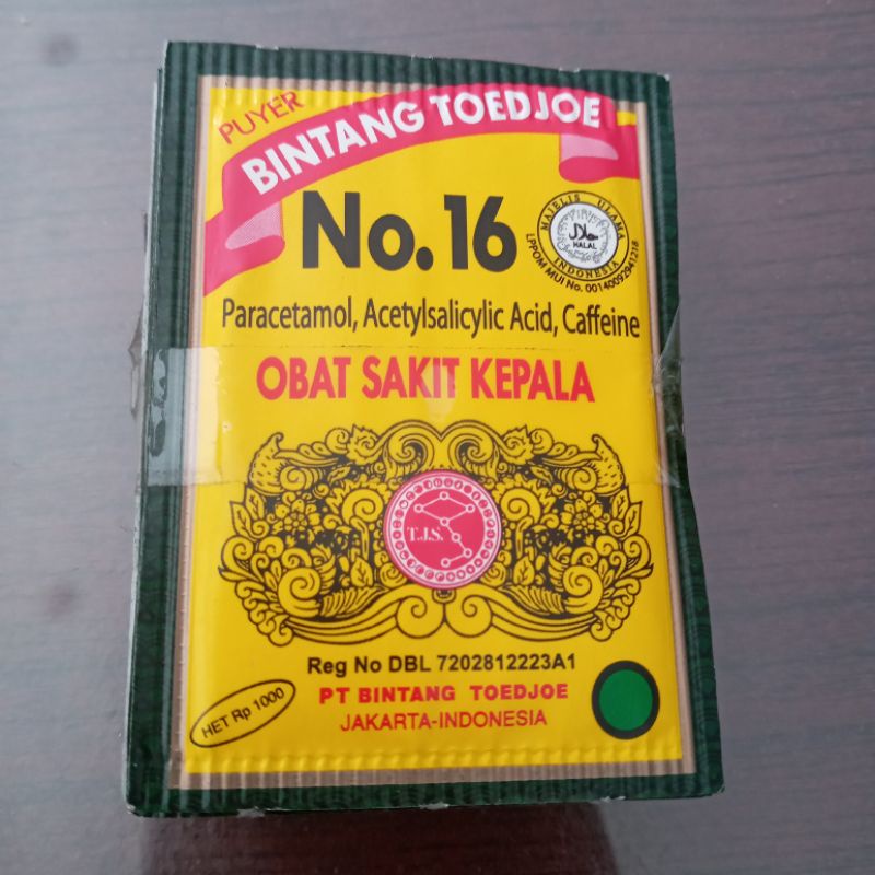 Jual PUYER 16 BINTANG TOEDJOE ISI 12 SACHET | Shopee Indonesia