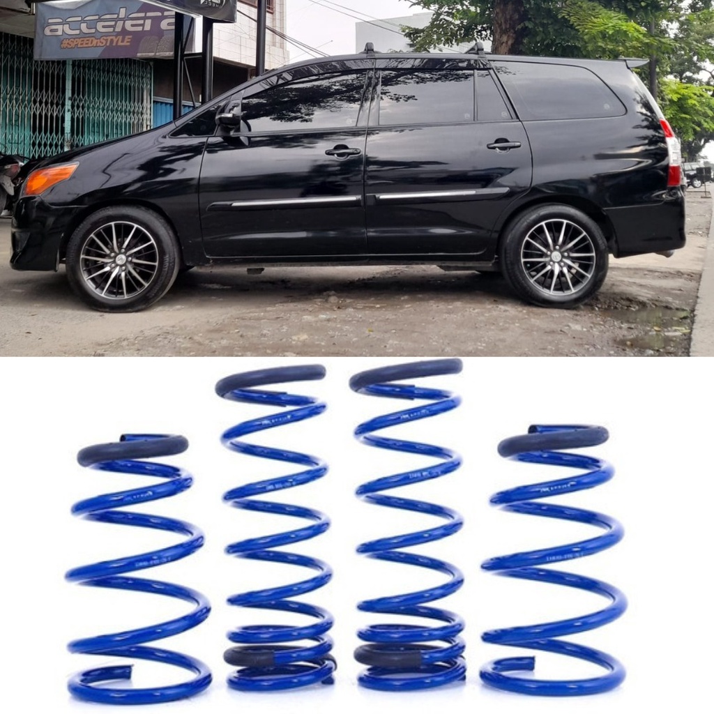 Jual Per Mobil Ceper LOWERING KIT HSR BLUE INNOVA SOLAR/DIESEL (Depan ...