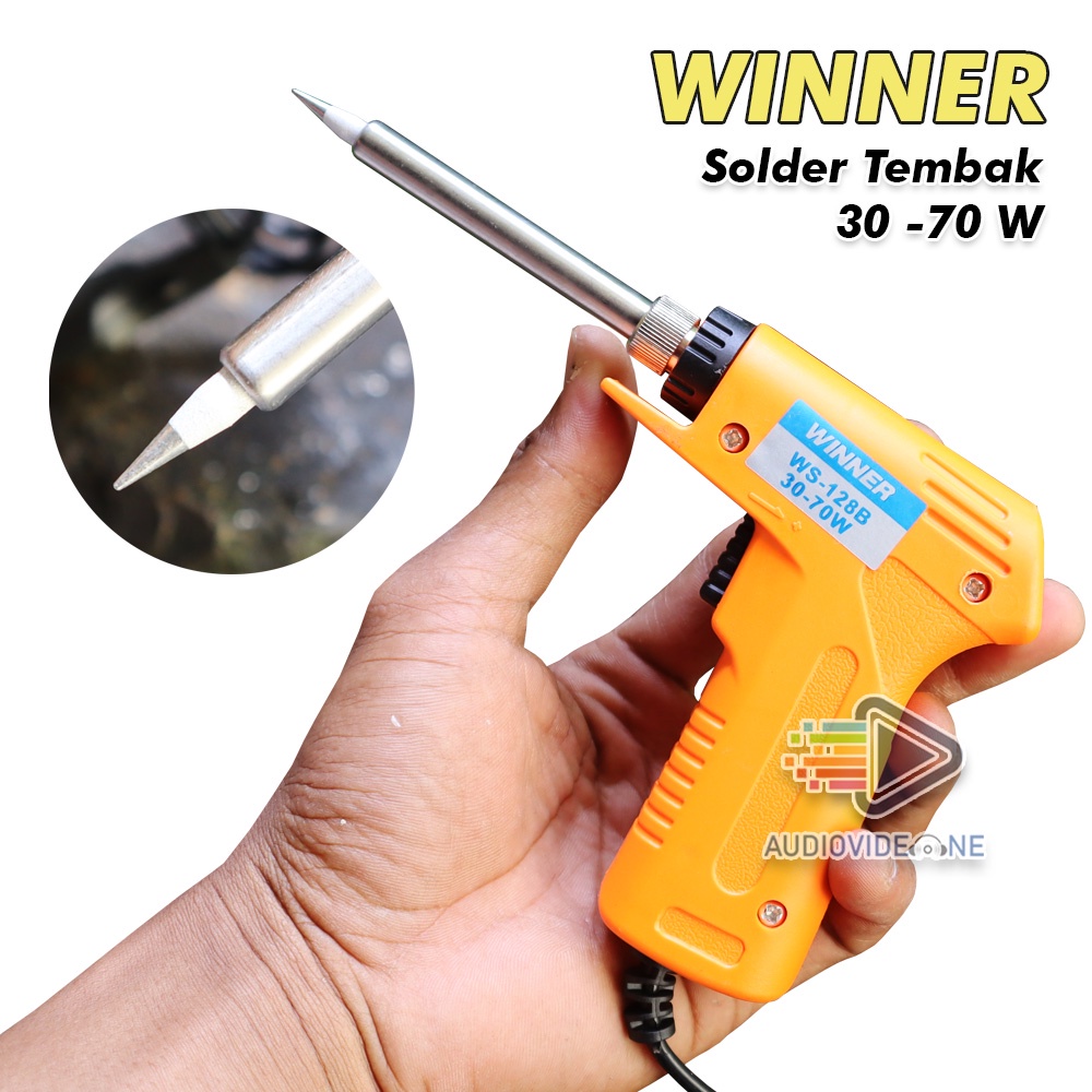 Jual Solder Tembak Winner WS-128B Solder Gun 30 - 70 Watt Original ...