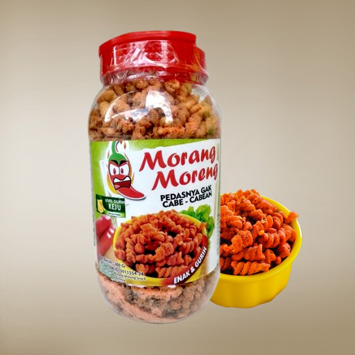 Jual Makaroni Pedas Spiral Morang Moreng / Macaroni Pedes Aneka Rasa ...