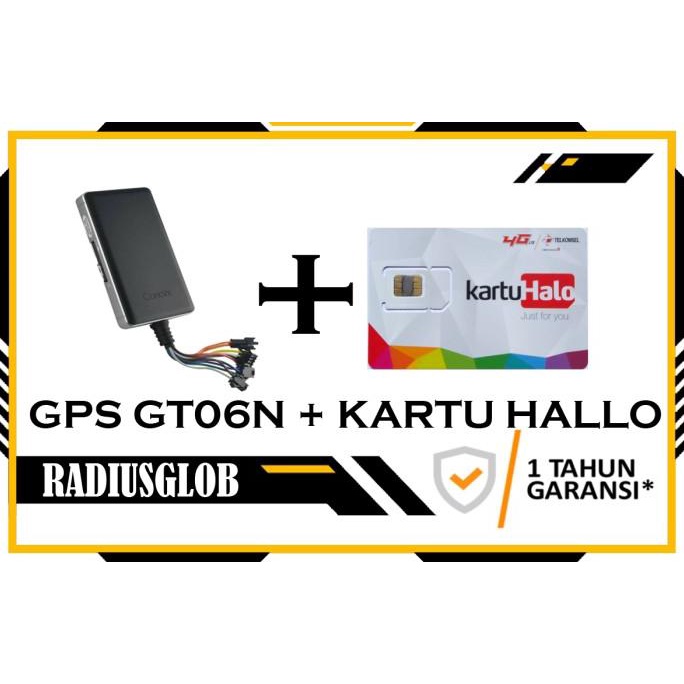 Jual GPS TRACKER GT06N + KARTU HALLO | Shopee Indonesia