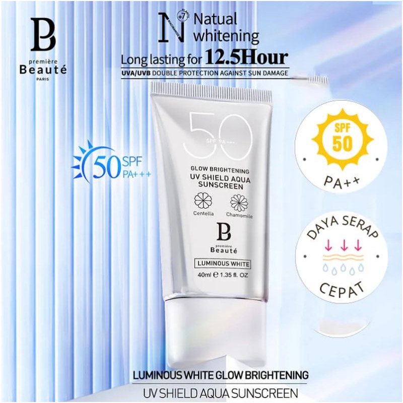 Jual Premier Beaute Luminous White Skincare Series Glow Whitening UV ...