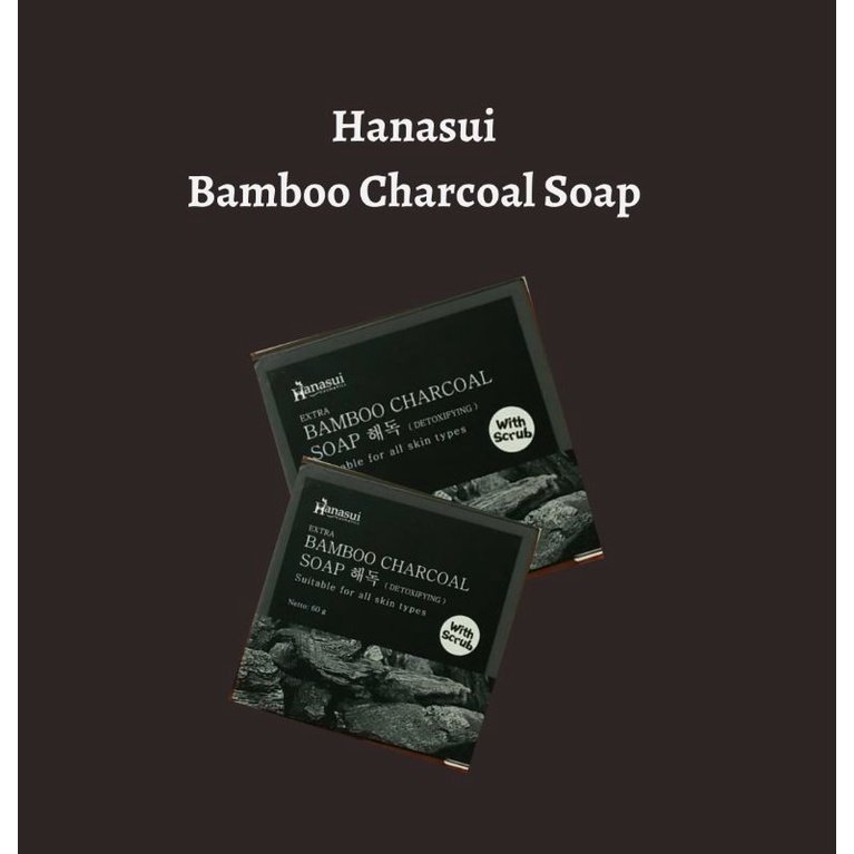 Jual Hanasui Bamboo Charcoal Soap 60g | Shopee Indonesia