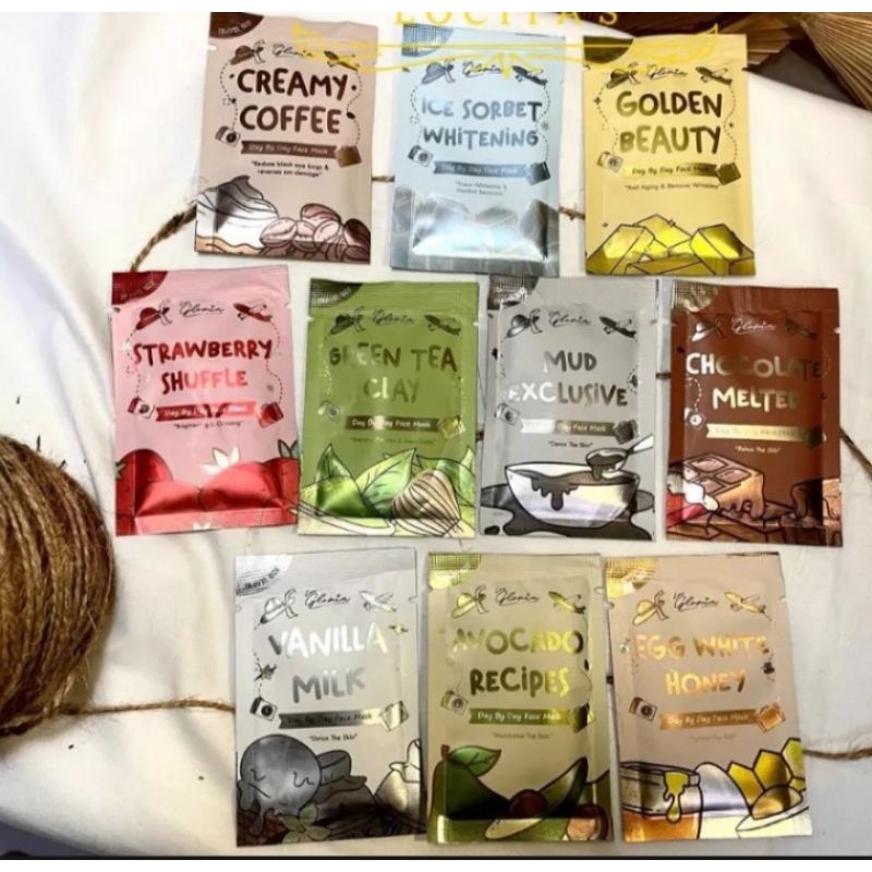 Jual Paket Masker Wajah Lea Gloria Original | Shopee Indonesia