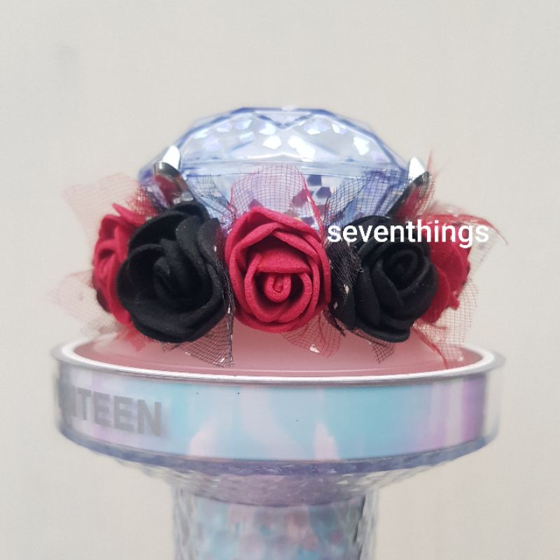 Jual flower crown lightstick / bunga lightstick / hiasan lightstick ...