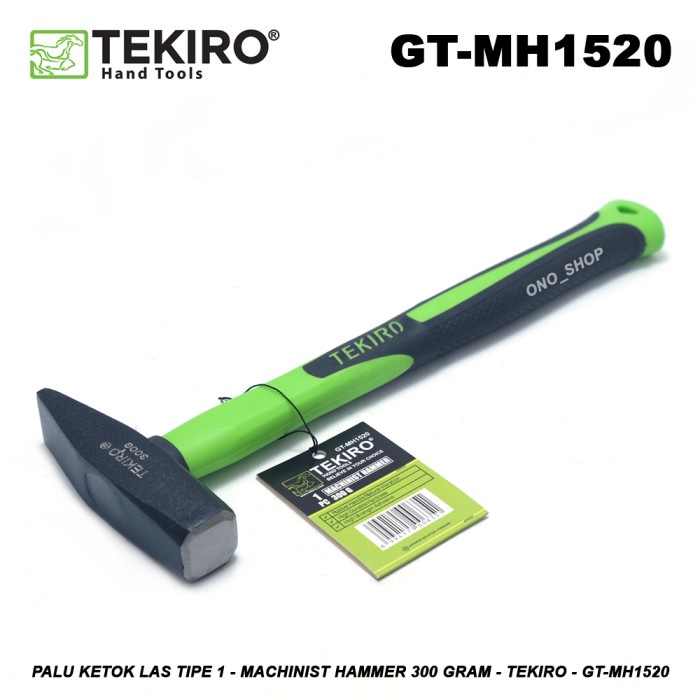 Jual Palu Ketok Las Tipe 1 - Machinist Hammer 300 Gram - Tekiro - GT ...