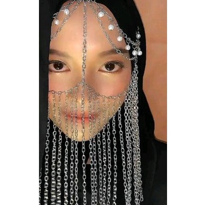 Jual Cadar Rantai Cadar Cleopatra. headpiece wedding | Shopee Indonesia