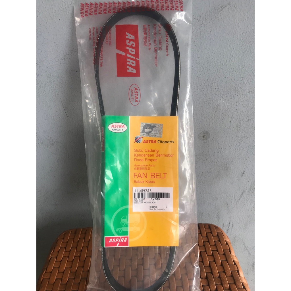 Jual Fan belt Van belt suzuki apv futura injeksi 4pk815 | Shopee Indonesia
