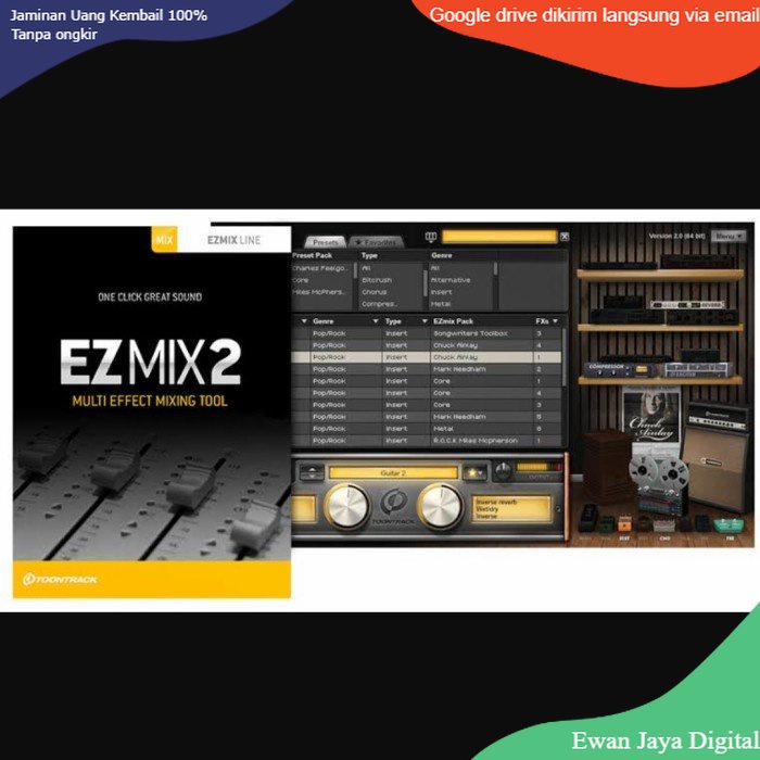 Jual Ezmix 2 premium with ez pack vst plugn | Shopee Indonesia