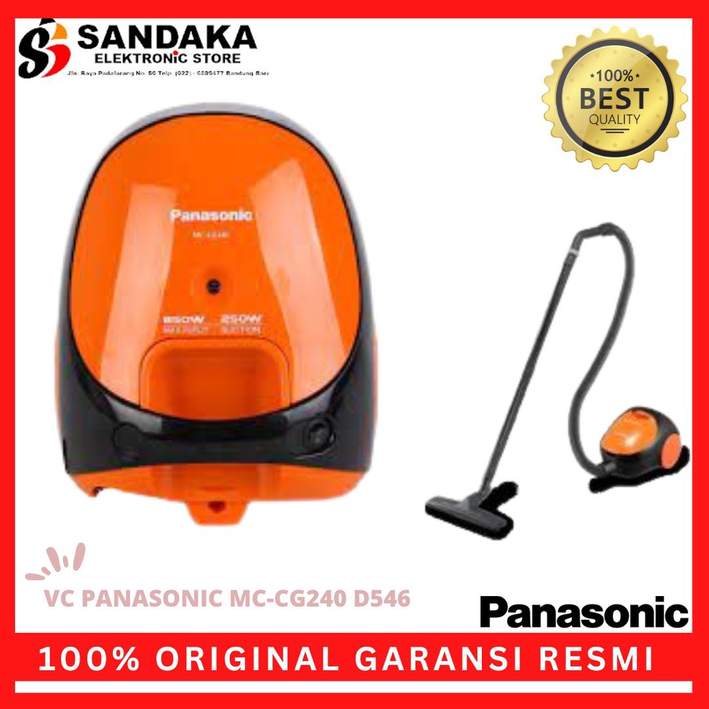 Jual Vacuum Cleaner Panasonic MC-CG240 (Dari Bandung) | Shopee Indonesia