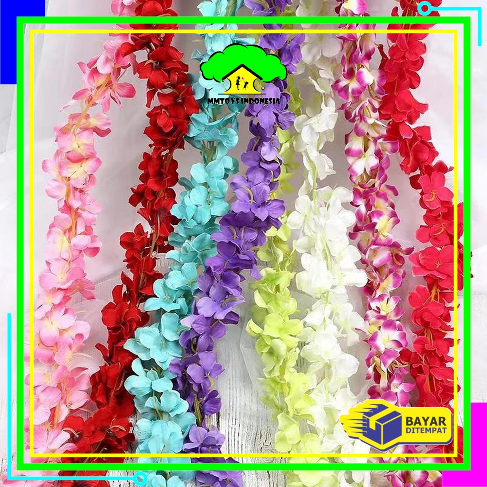 Jual MI-C744 Bunga Juntai Artificial Dekorasi Wedding Bunga Plastik ...