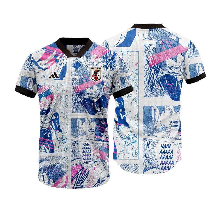 Jual Jersey Timnas Jepang Japan Anime dragon ball Version FullPrinting ...