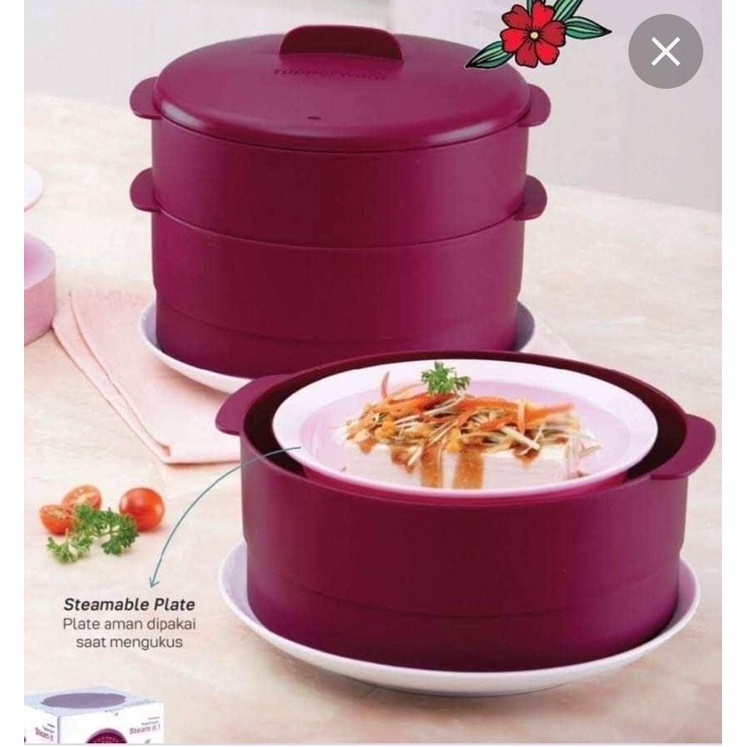 Jual Steam It Tupperware / alat pengukus / KUKUSAN modern | Shopee ...