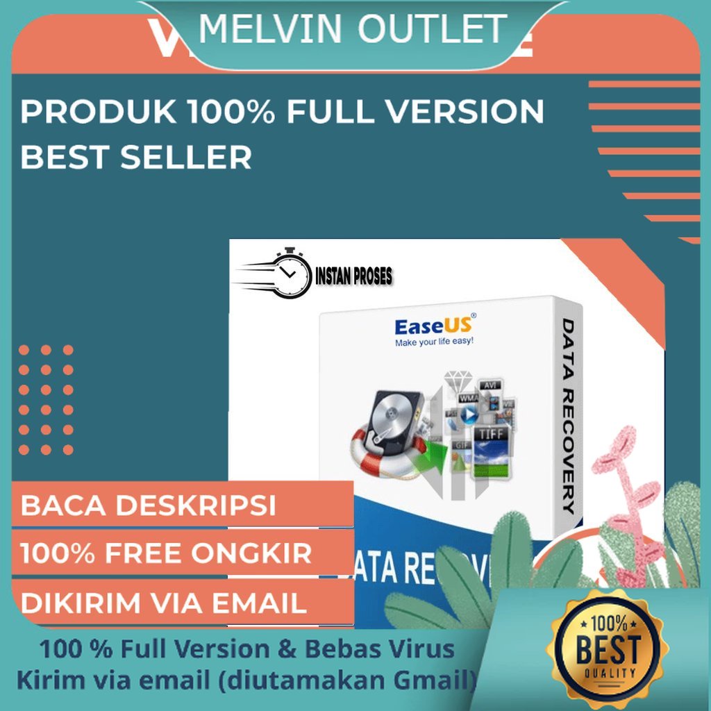 Jual Easeus Data Recovery Wizard 15 Pro 2022 Terbaru Software Windows 2316