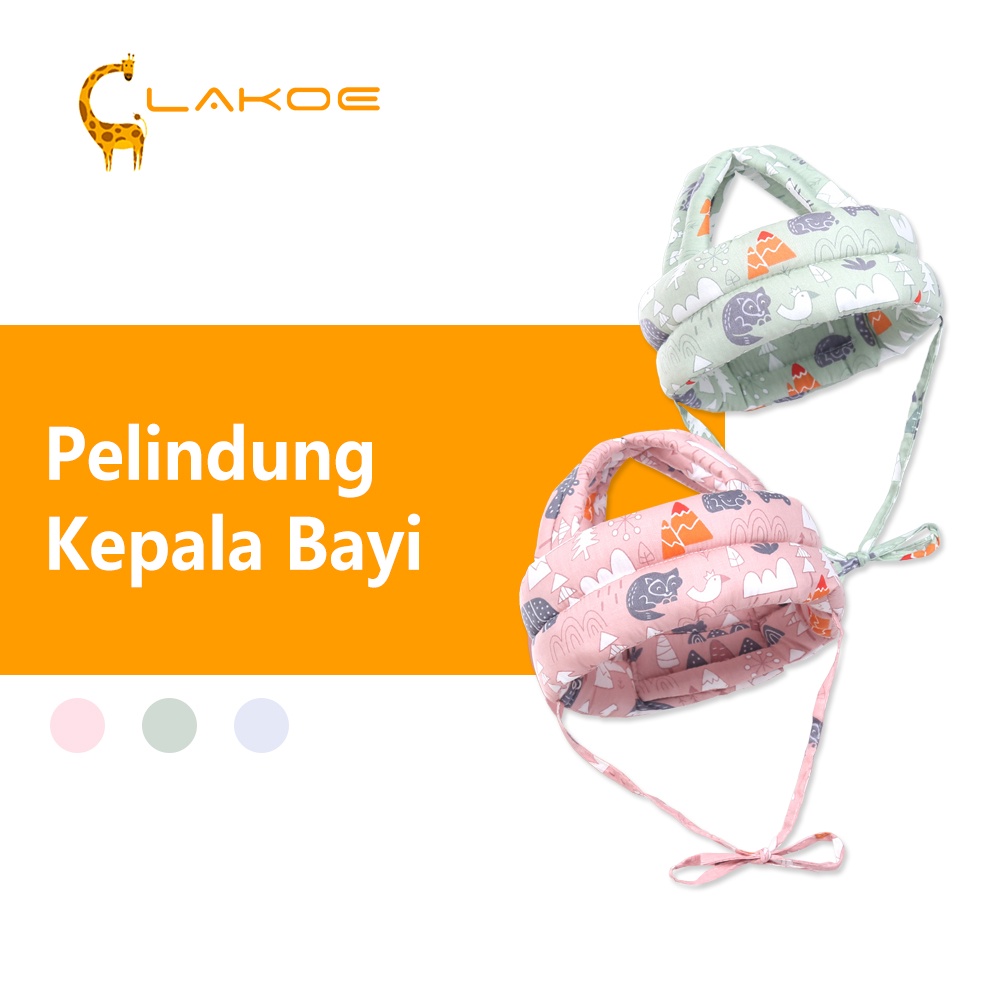 Jual LAKOEOFFICIALMALL Topi Helm Pelindung Kepala Bayi Anti Bentur Baby ...