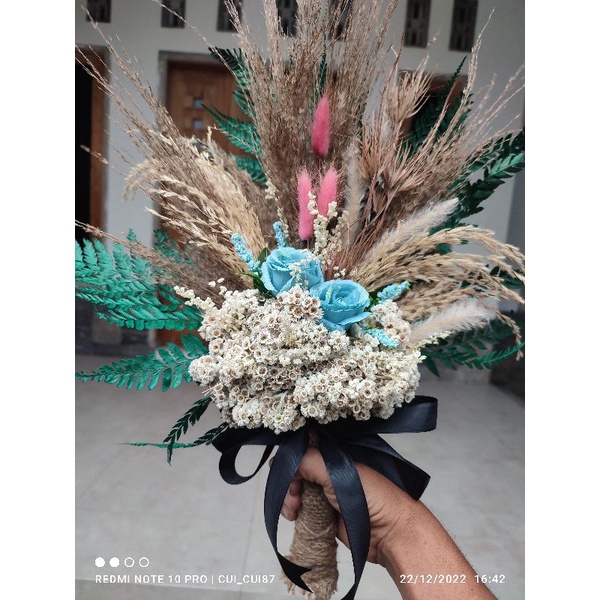 Jual Hand boucket rustic//bunga kering | Shopee Indonesia