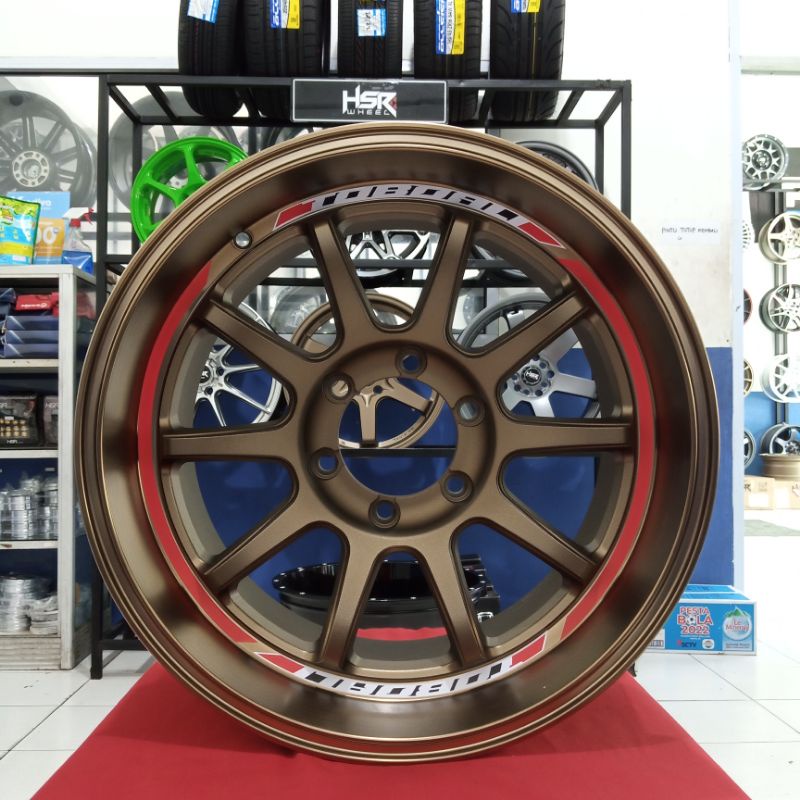 Jual Velg Racing Pelek Mobil Pajero Fortuner Hilux Ford Ranger dll Hsr Toboali Ring 18 | Shopee ...