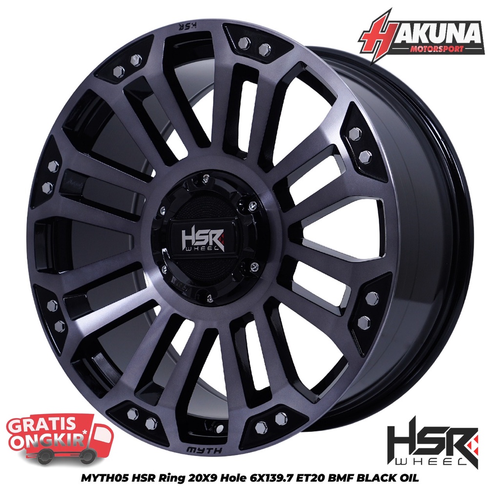 Jual Velg Mobil R20 Original HSR MYTH05 R20x9 Pcd 6x139,7 Pajero Fortuner Triton Blazer | Shopee ...