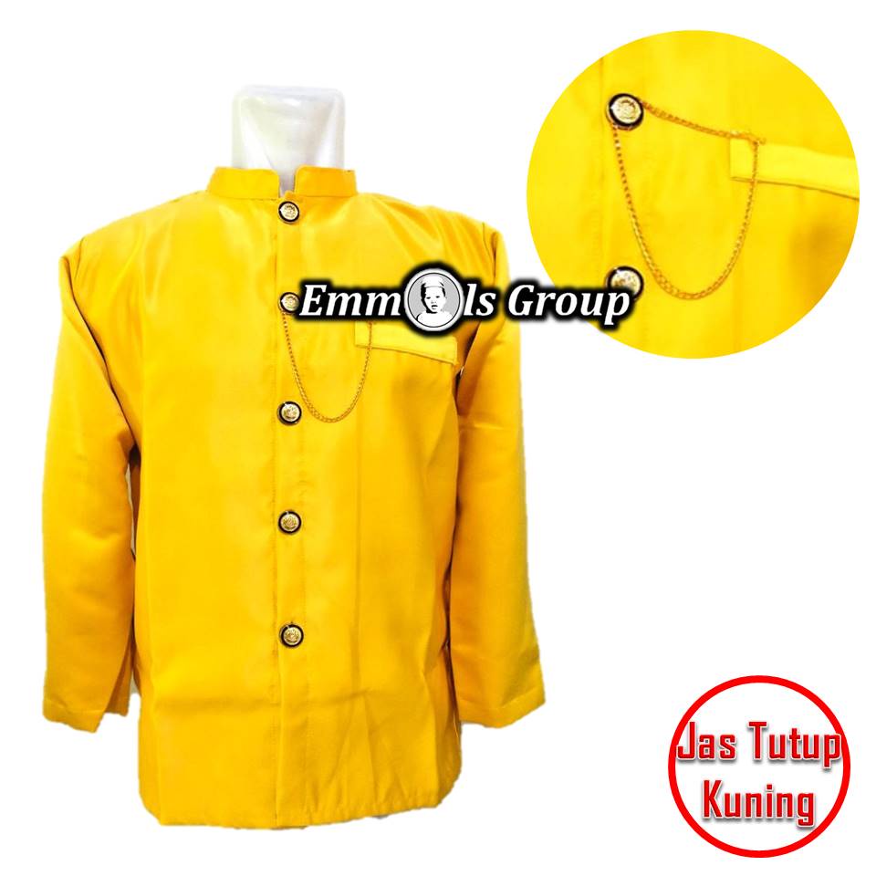 Jual Jas Tutup - Baju Adat Khas Pria Bugis Makassar Warna Kuning ...