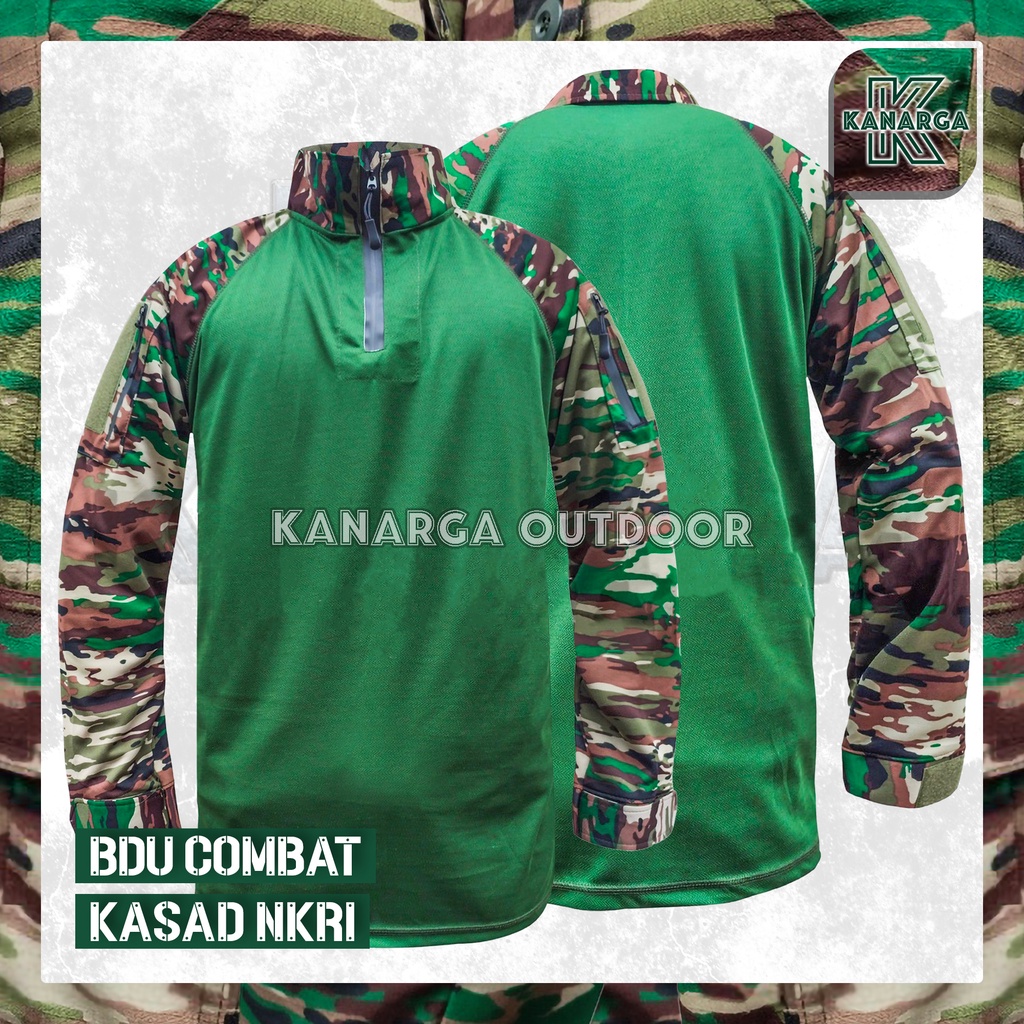 Jual Baju Kaos BDU Combat Tactical Kasad TNI | Shopee Indonesia