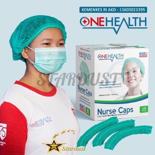 Jual Nurse Cap Disposable Hair Cap Disposable - Hair Net Medis Nurse ...