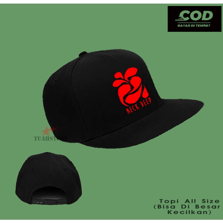 Jual Topi Pria / Aksesoris Fashion / Topi Snapback Distro Logo NECK ...